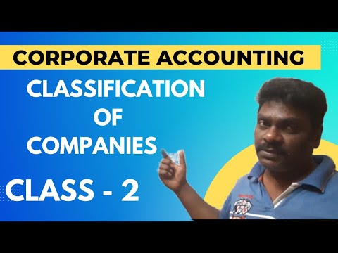 classification of companies, class - 2 in corporate Accounting - YouTube