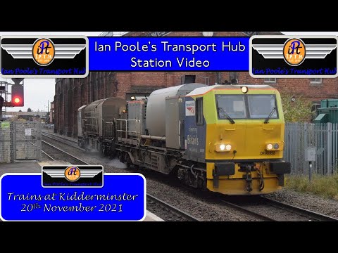 Trains at Kidderminster railway station (20/11/2021) - YouTube