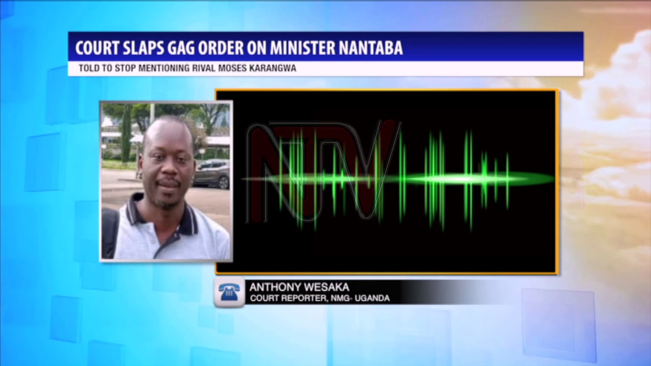 Minister Nantaba barred from talking about Moses Karangwa - YouTube