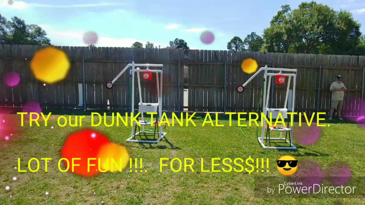 Dunk tank alternative - YouTube