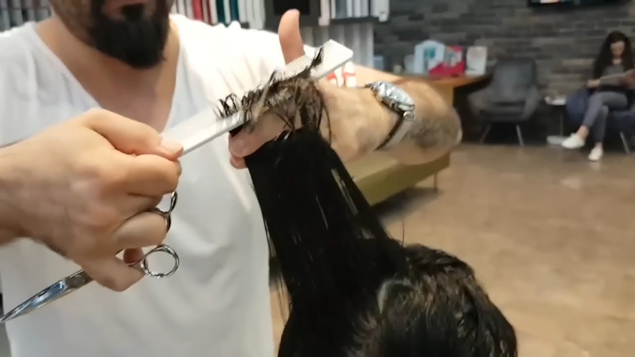 HOW TO DO A SHORT CUT LOB BOB HAIRCUT? - YouTube