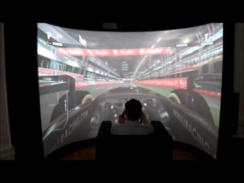 Codemaster's F1 2011 demo on C-screen by Arene Tech