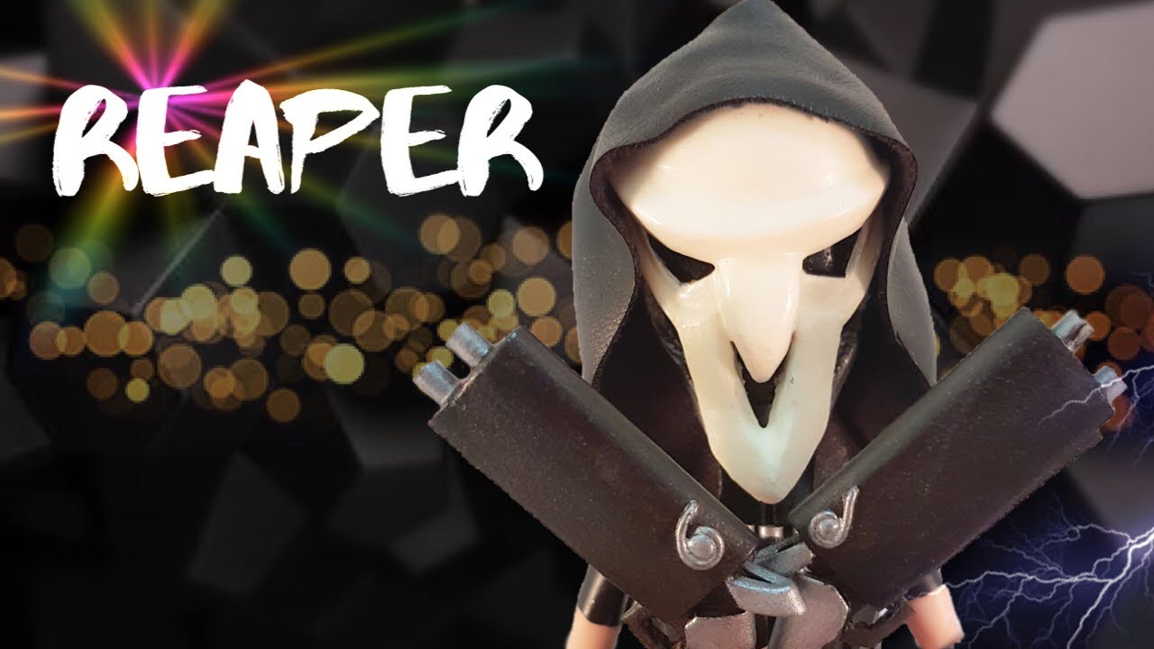 OOAK Monster High Repaint - Reaper Overwatch - YouTube