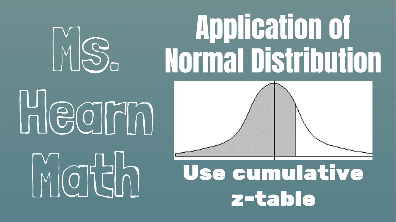 Statistics Chapter Use Cumulative z-Table to find Area Given Data Value ...