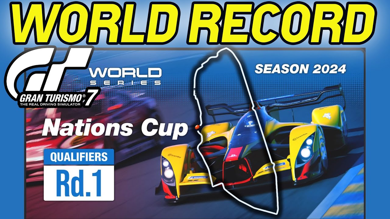 GT7 World Record! - Nations Cup - 2024 R1 Le Mans - GT-One (Gr.2) - YouTube