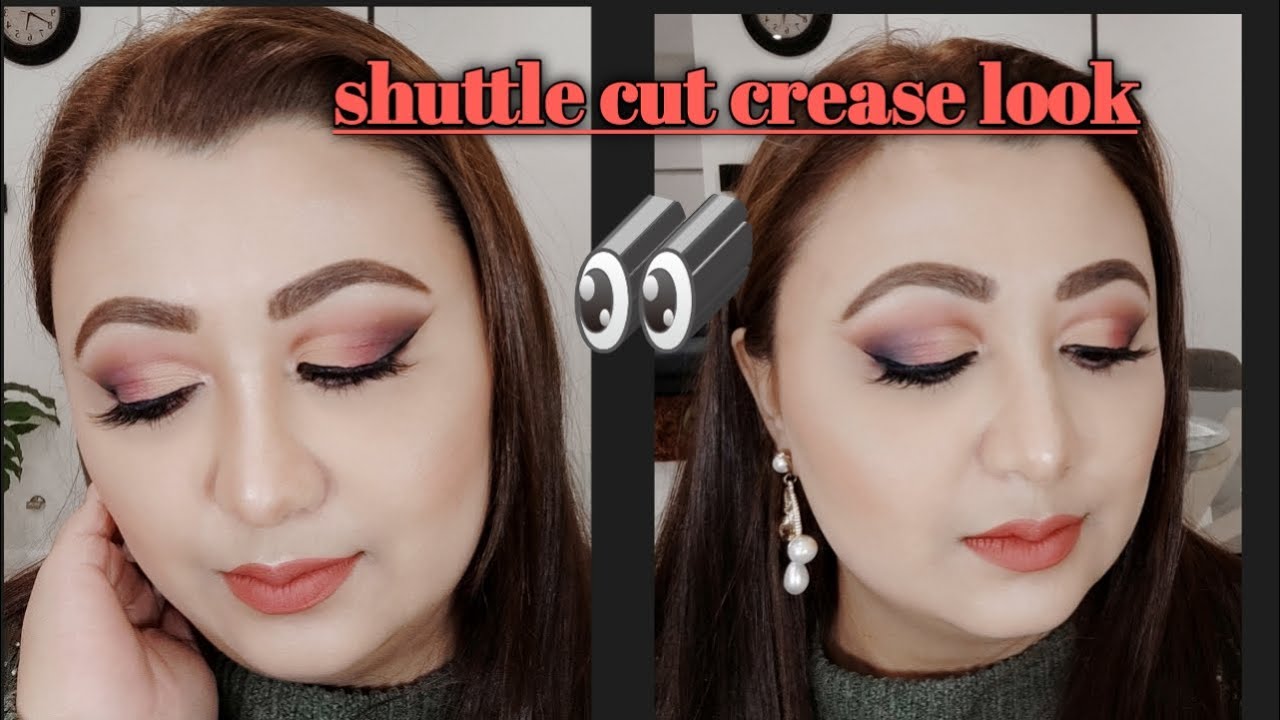 Cut crease eyeshadow with full face makeup| beauty by bini - YouTube