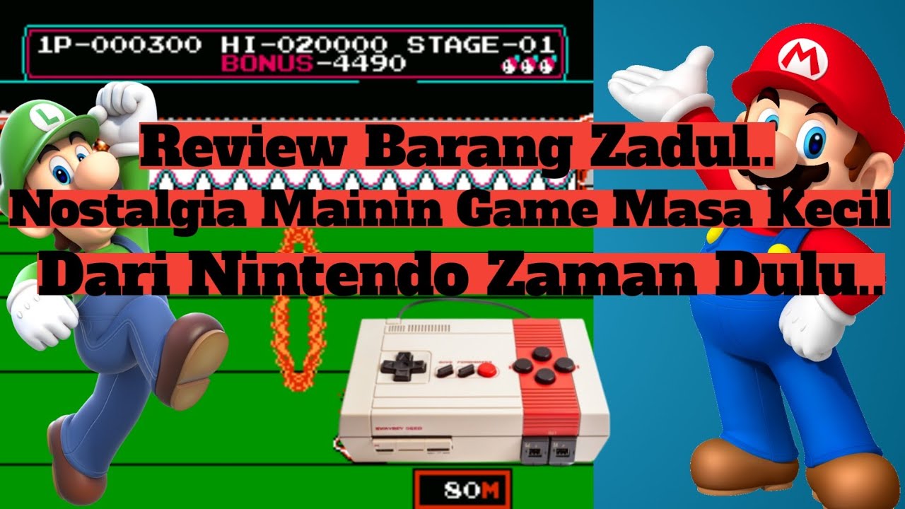 REVIEW.. Konsol Game Zaman Dulu Tahun 90an.!! Nintendo KW, Game - Game ...