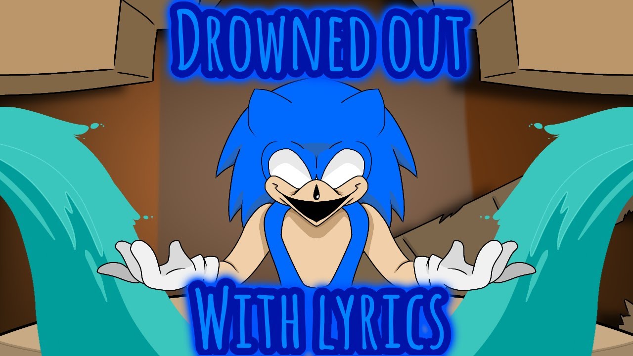 Drowned out WITH LYRICS| Unused.exe FNF song| - YouTube