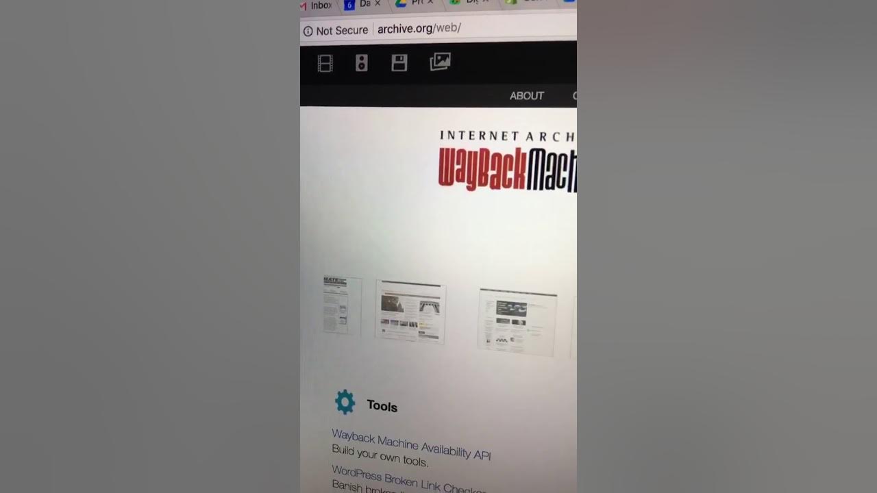 How To Easily Find Your Old Website Content: Wayback Machine - YouTube