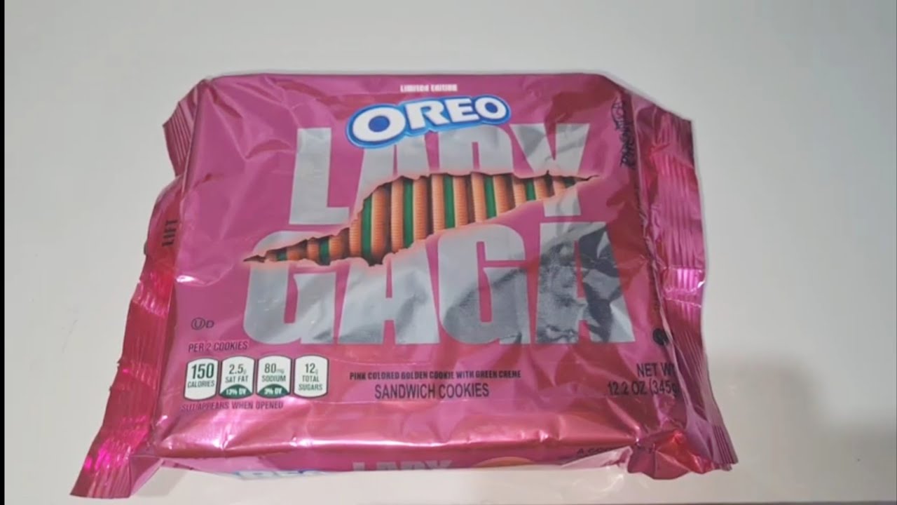 Lady Gaga Chromatica Oreos unboxing and tasting~ - YouTube
