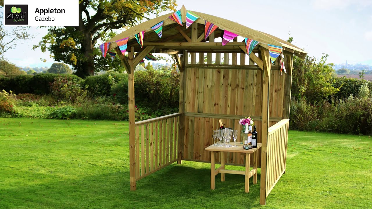 Appleton Gazebo by Zest (Animated Assembly Guide) - YouTube