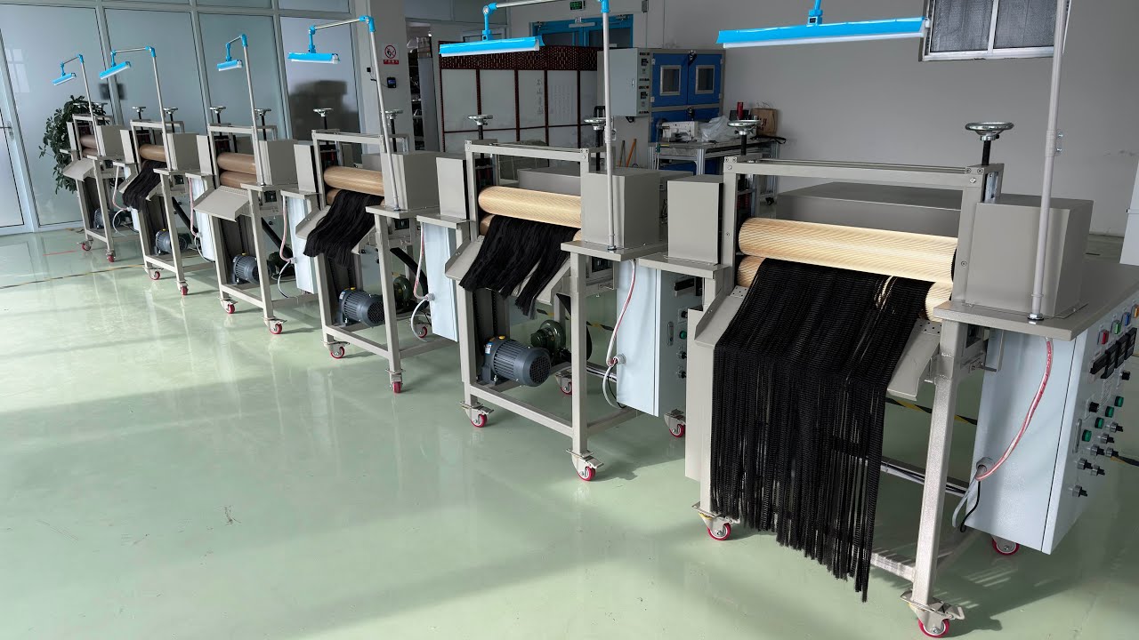 Super yaki braid machine debugging to packaging process - YouTube