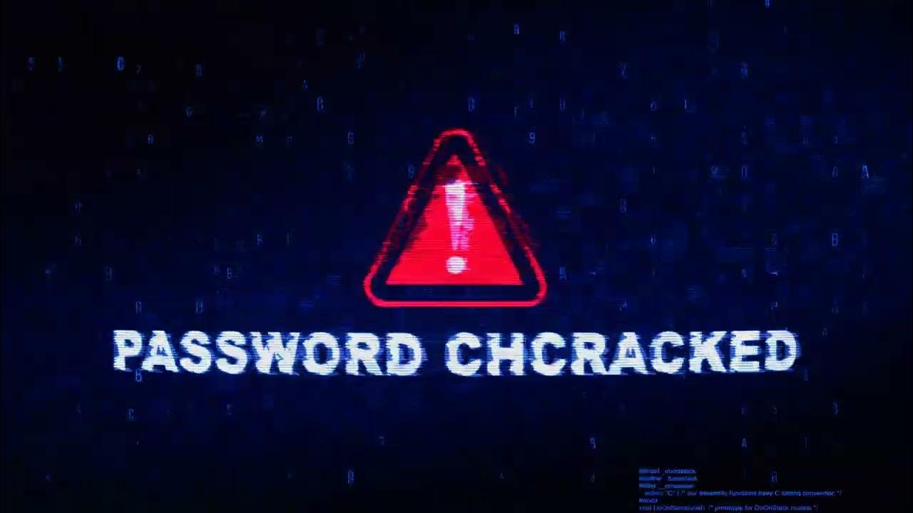 Password ChCRACKED Text Digital Noise Twitch Glitch Distortion Effect Error . - YouTube
