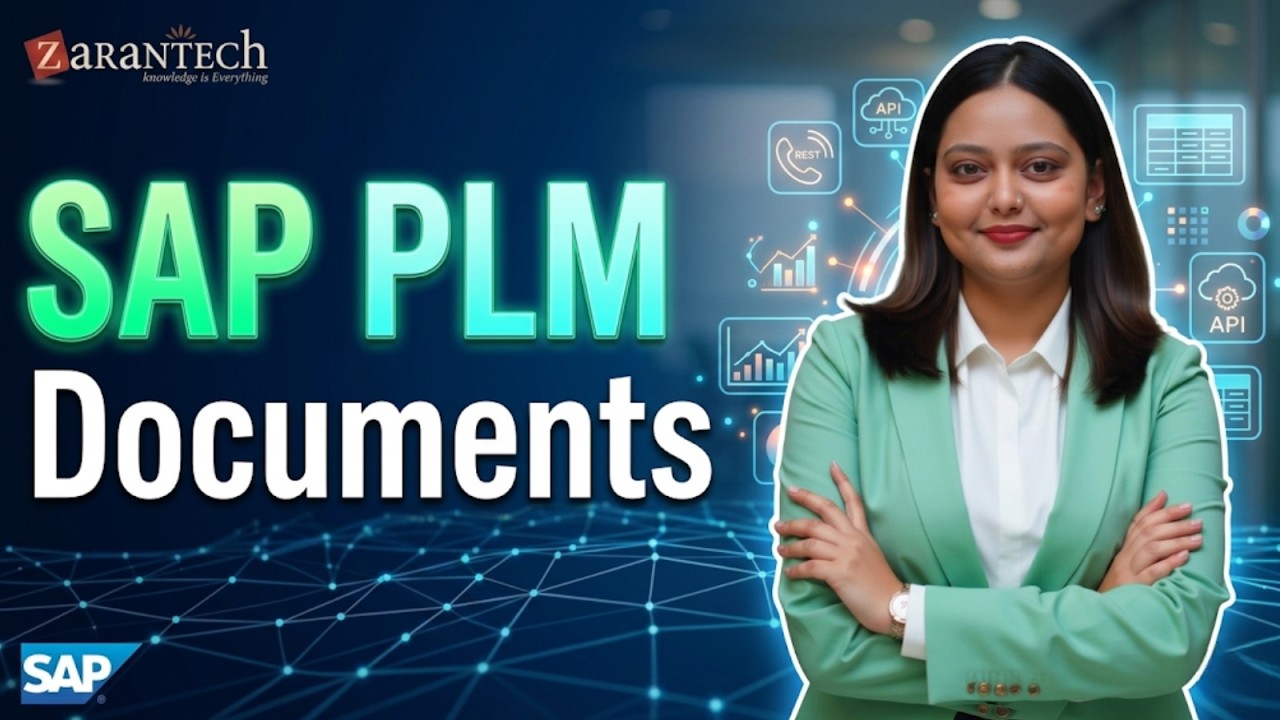 Document Management | SAP PLM Recipe Development Training | ZaranTech - YouTube