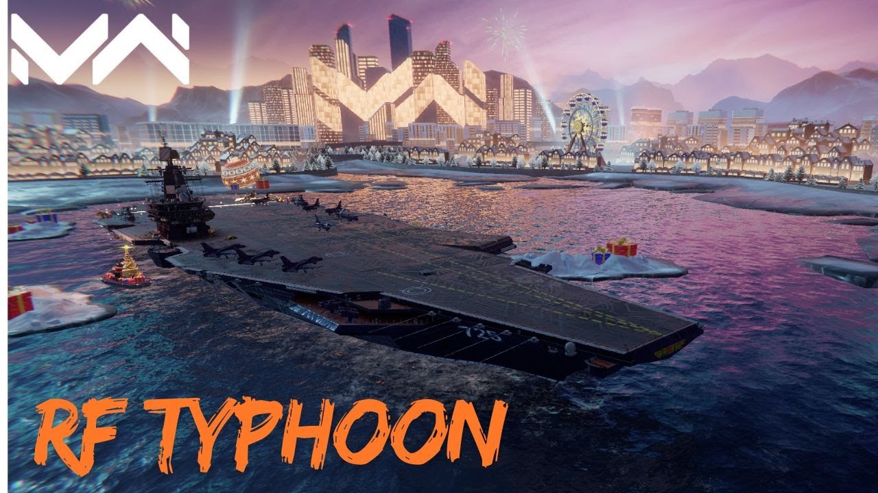 RF Typhoon - Russian nuclear-powered attack aircraft carrier - YouTube