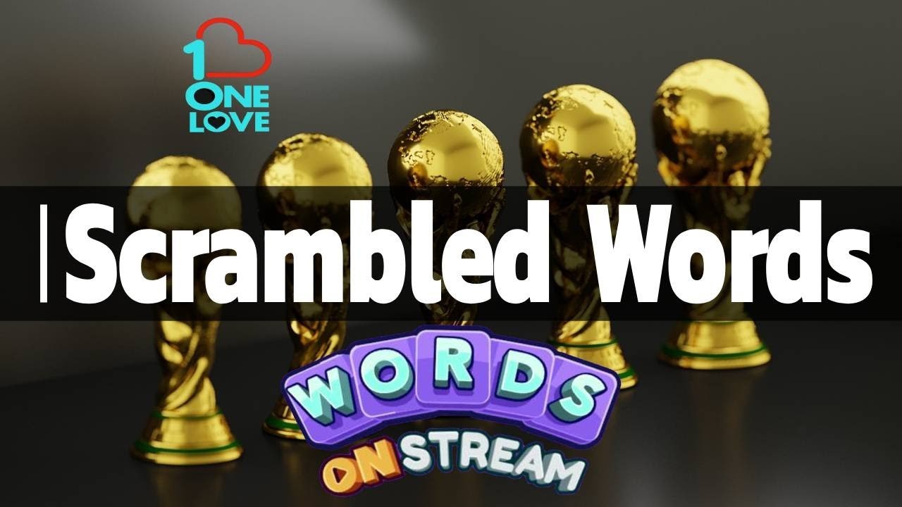 Scrambled Words Brain Game #scrambledwords #wordsonstream - YouTube
