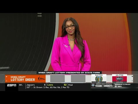 2025 WNBA Draft Lottery Revealed feat. Angel Reese, Rickea Jackson, Maddy Siegrist, Aaliyah Edwards