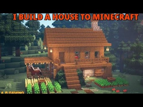 I BUILD A HALF HOUSE IN MINECRAFT PART 1 | A_B GAMING - YouTube