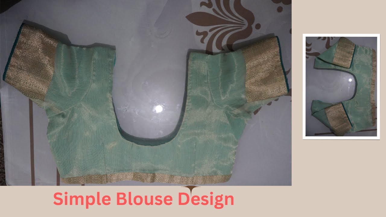 Simple And Easy Blouse Design Cutting and Stitching Tutorial ! Smita ...