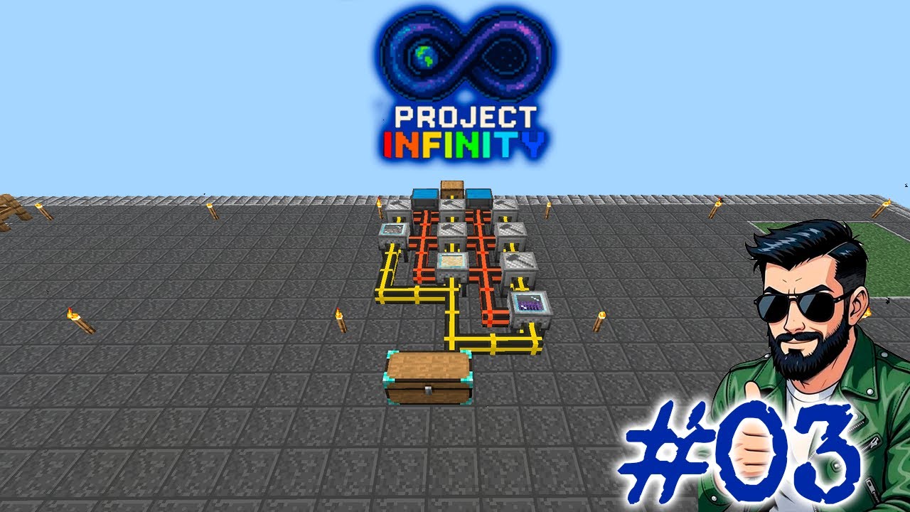 PROJECT INFINITY #03 - La farm dei materiali base! - YouTube