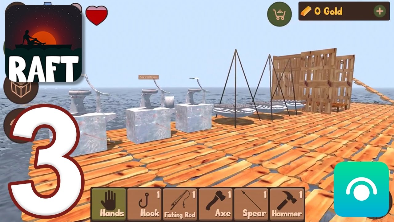 Raft Survival Simulator - Gameplay Walkthrough Part 3 (iOS, Android ...