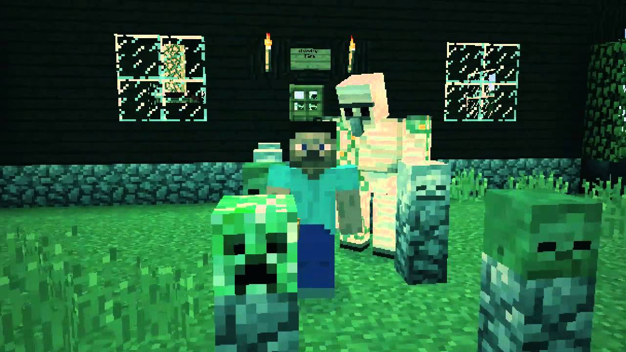 My minecraft pe thme first vid - YouTube