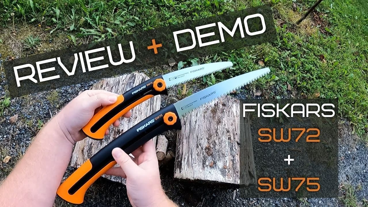 Review and Demo of Fiskars SW72 and Fiskars SW75 - YouTube