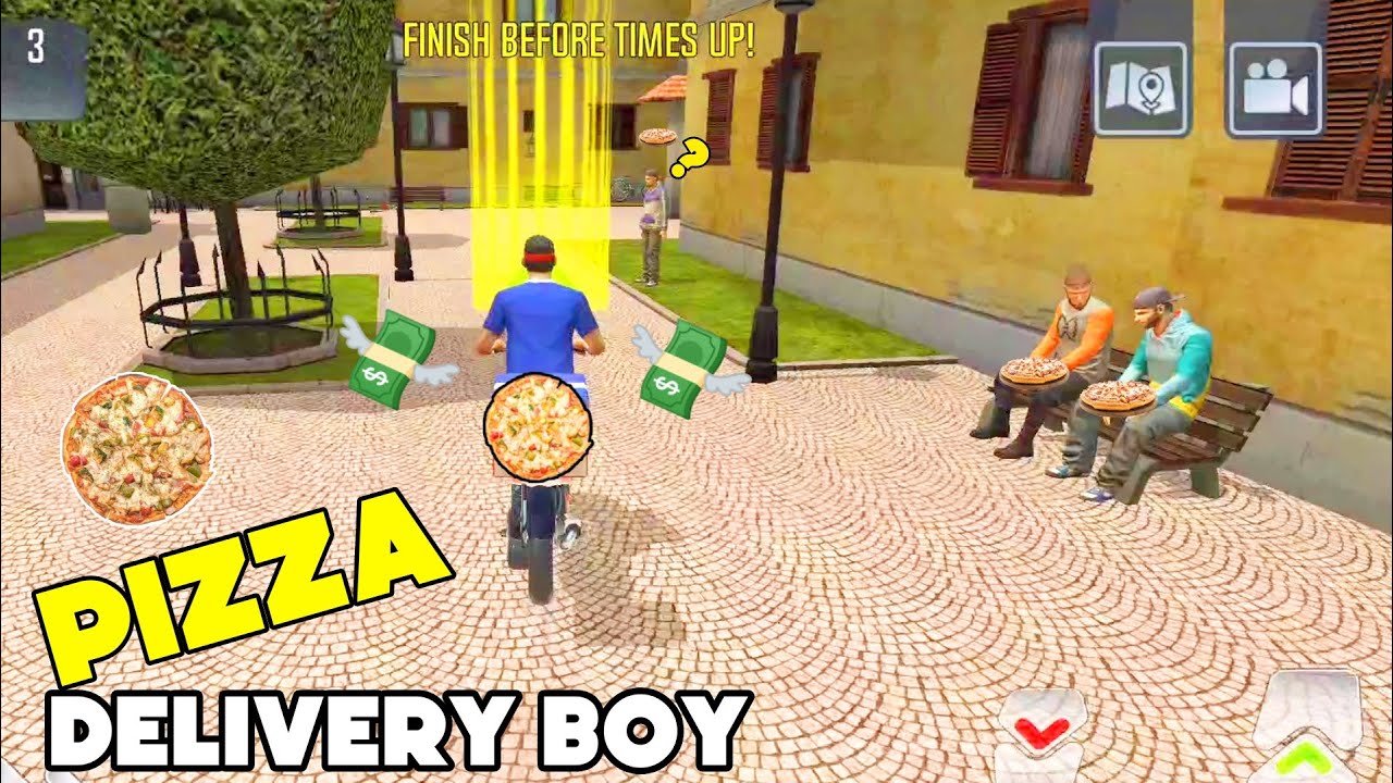 Pizza Delivery: Driving Simulator With Motorcycle Android Gameplay ...
