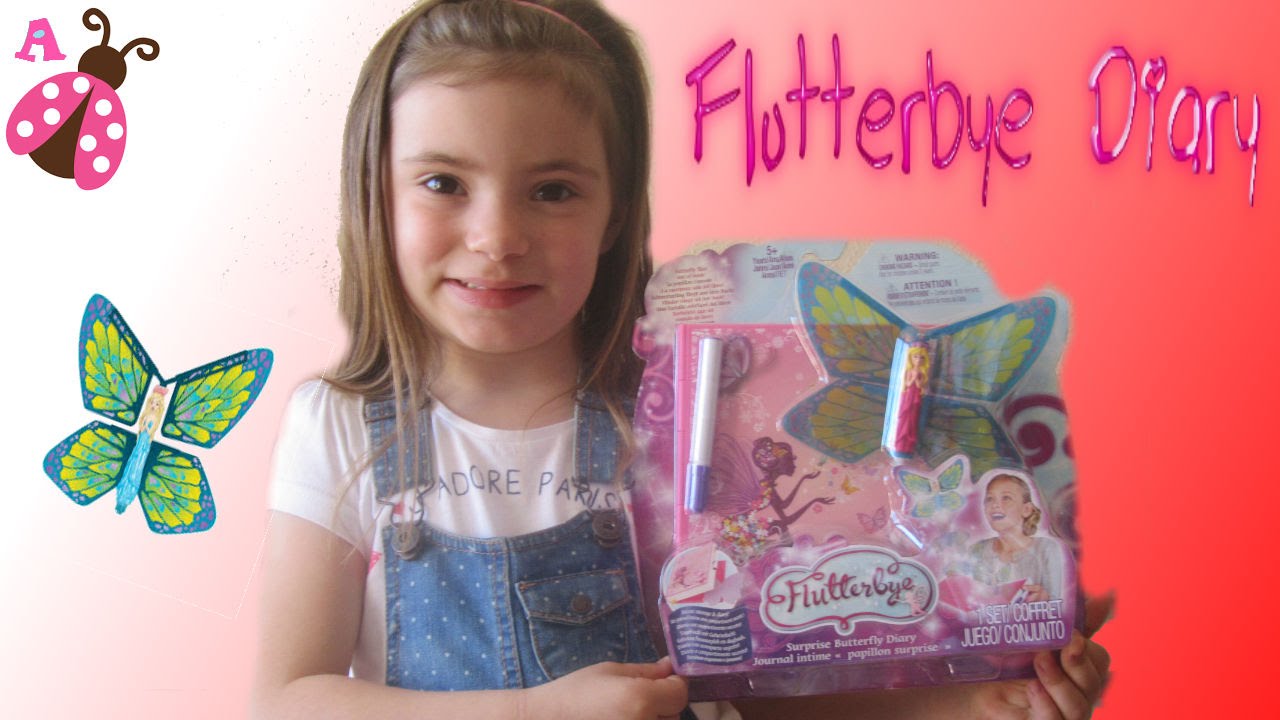 Flutterbye Fairies Butterfly Surprise Diary - YouTube
