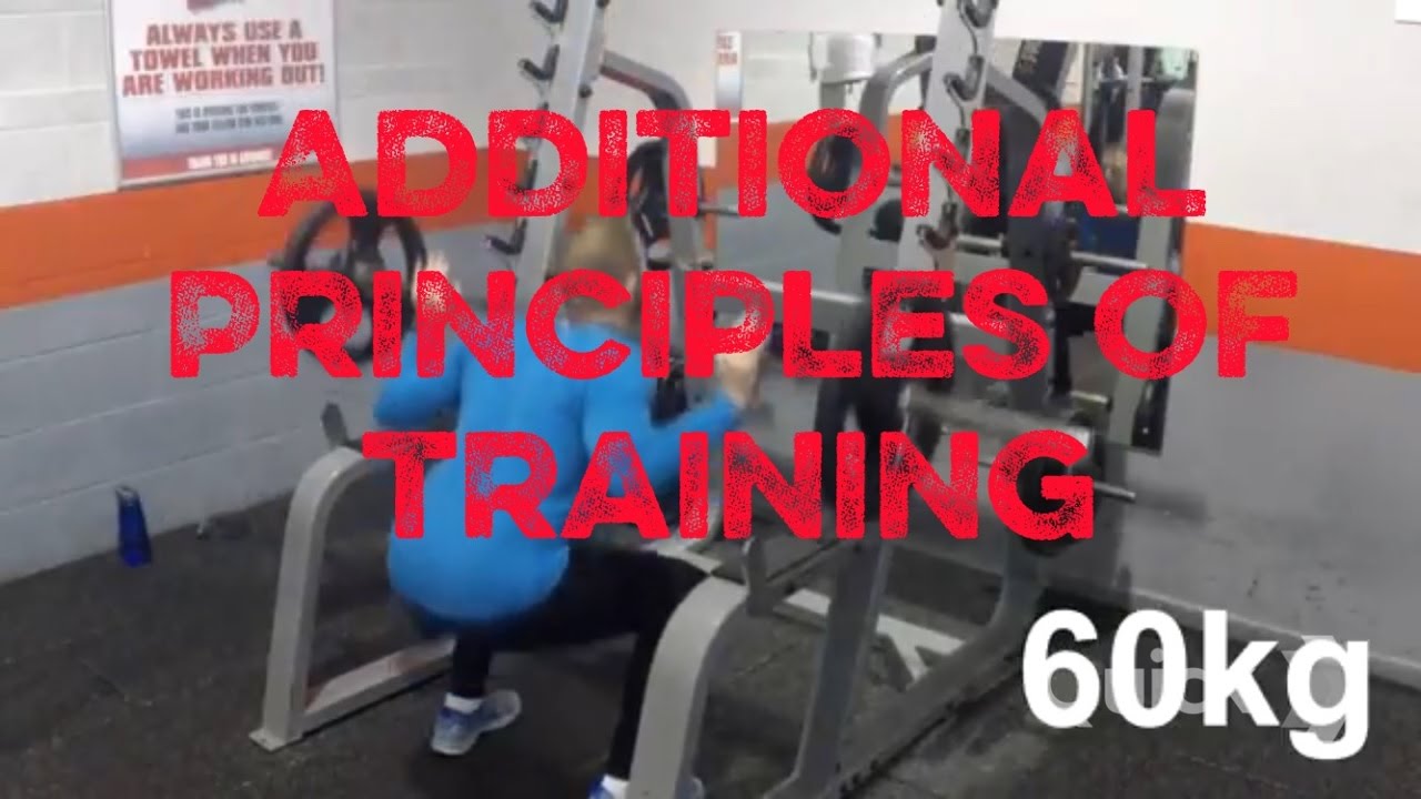 BTEC PE - Additional Principles of Training - YouTube