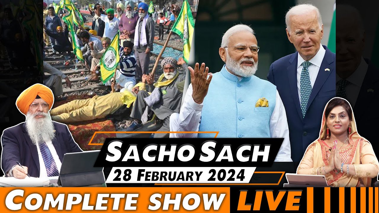 Sacho Sach With Dr.Amarjit Singh - Feb 28, 2024 (Complete Show) - YouTube
