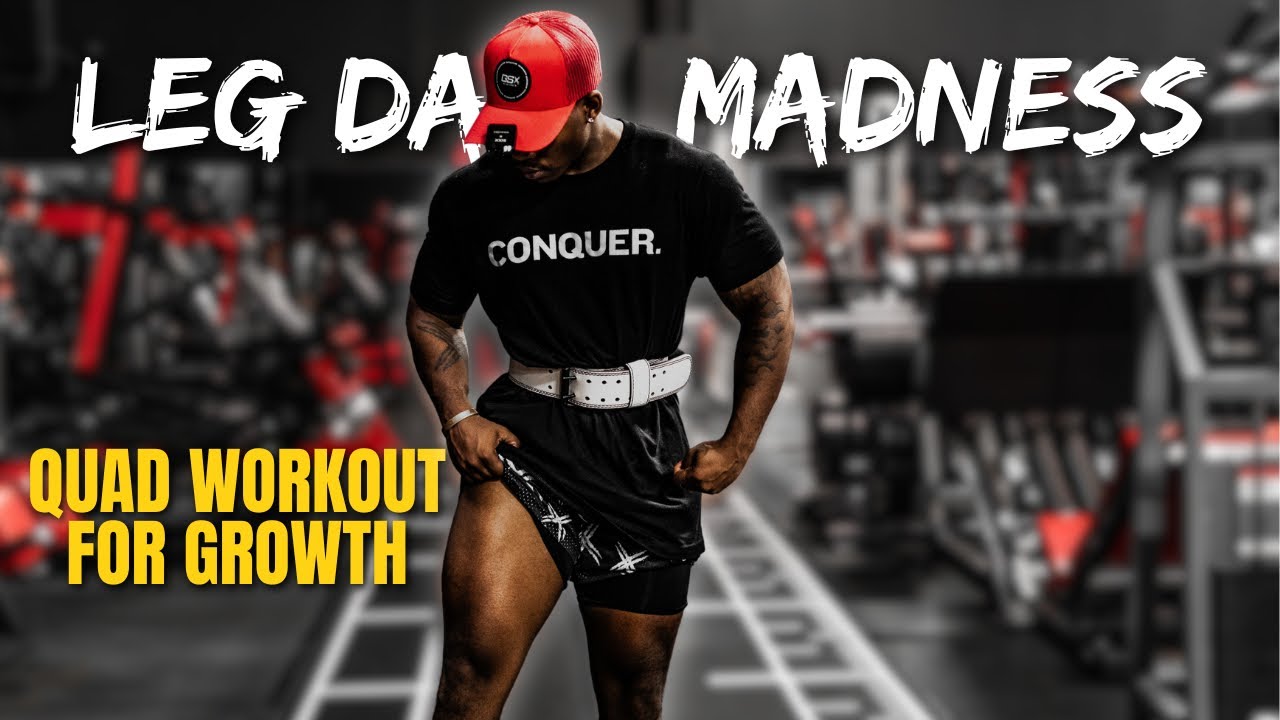 Crushing Leg Day: Building Powerful Lower Body Strength | Quad Focused ...