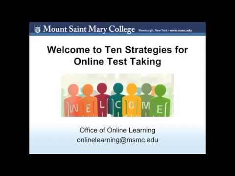 10 Strategies for Online Test Taking - YouTube