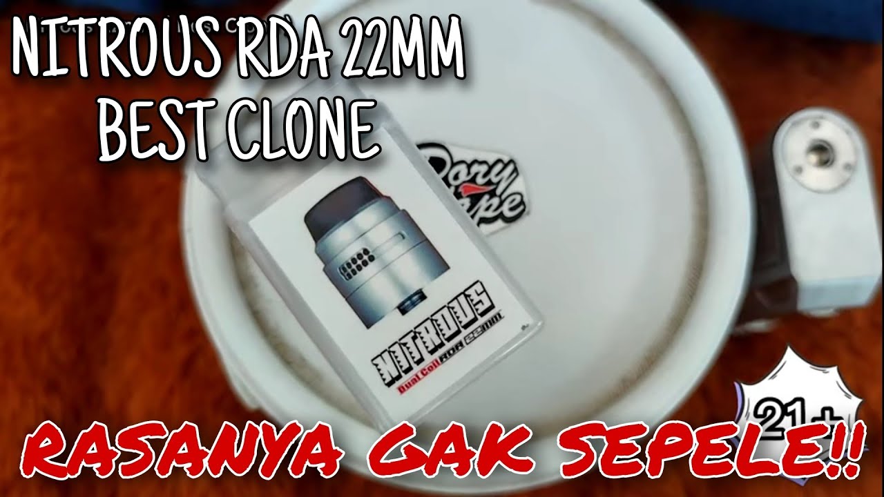 Setting dan Review RDA Nitrous 22mm best clone - YouTube