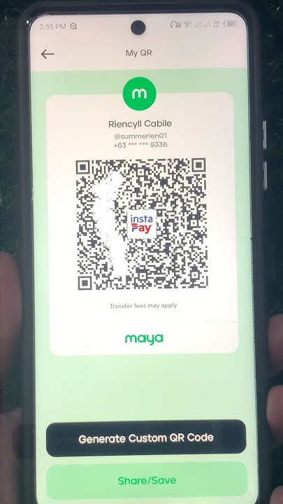 PAANO MAKITA ANG ACCOUNT QR CODE SA MAYA | Riencyll Cabile #maya #paymaya #qrcode - YouTube