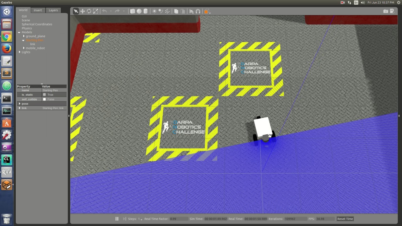 Using Keyboard teleop and lidar brake - YouTube
