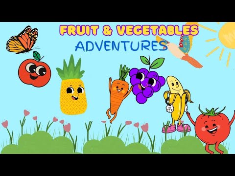 LEARNING FUN- FRUIT AND VEGETABLES | TODDLER LEARNING VIDEO- LEARNING ...