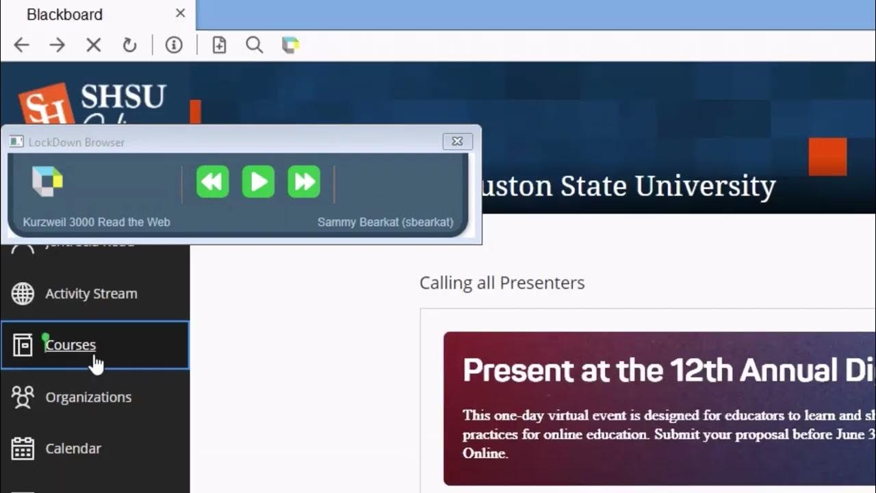 Using Kurzweil ReadTheWeb with Lockdown Browser on a Windows Device - YouTube