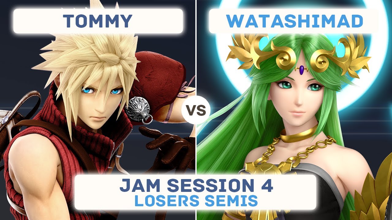 Jam Session 4 | Losers Semis - Tommy (Cloud) vs WatashiMad (Palutena) - YouTube