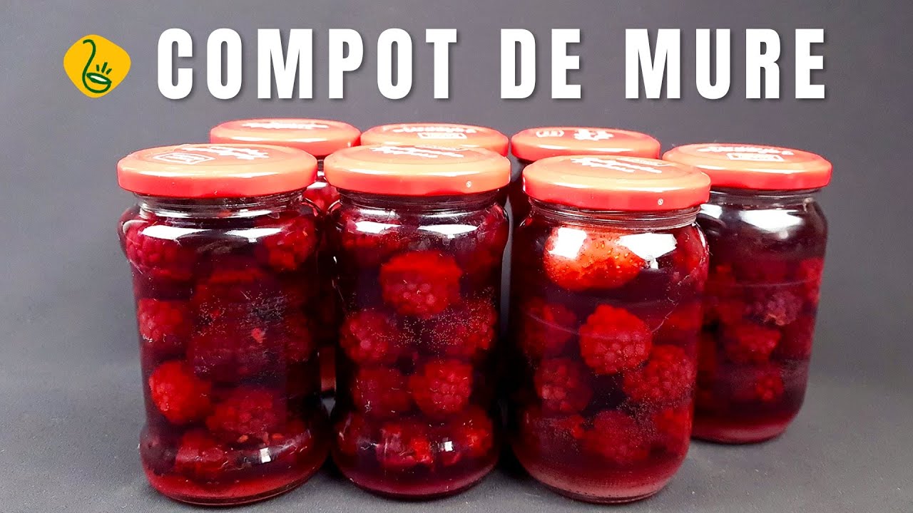 Cel mai aromat compot - reteta de compot de mure - YouTube