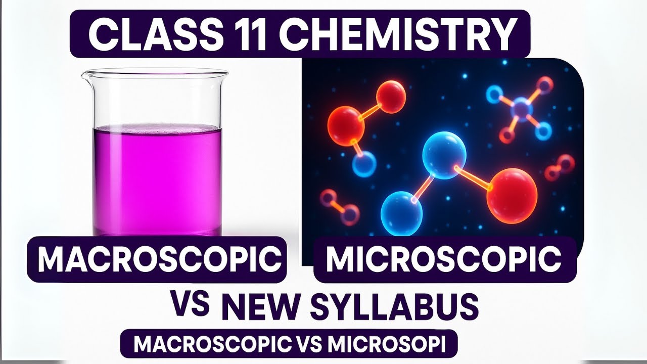 Relation Between Macroscopic and Microscopic Events | Chemistry Class ...