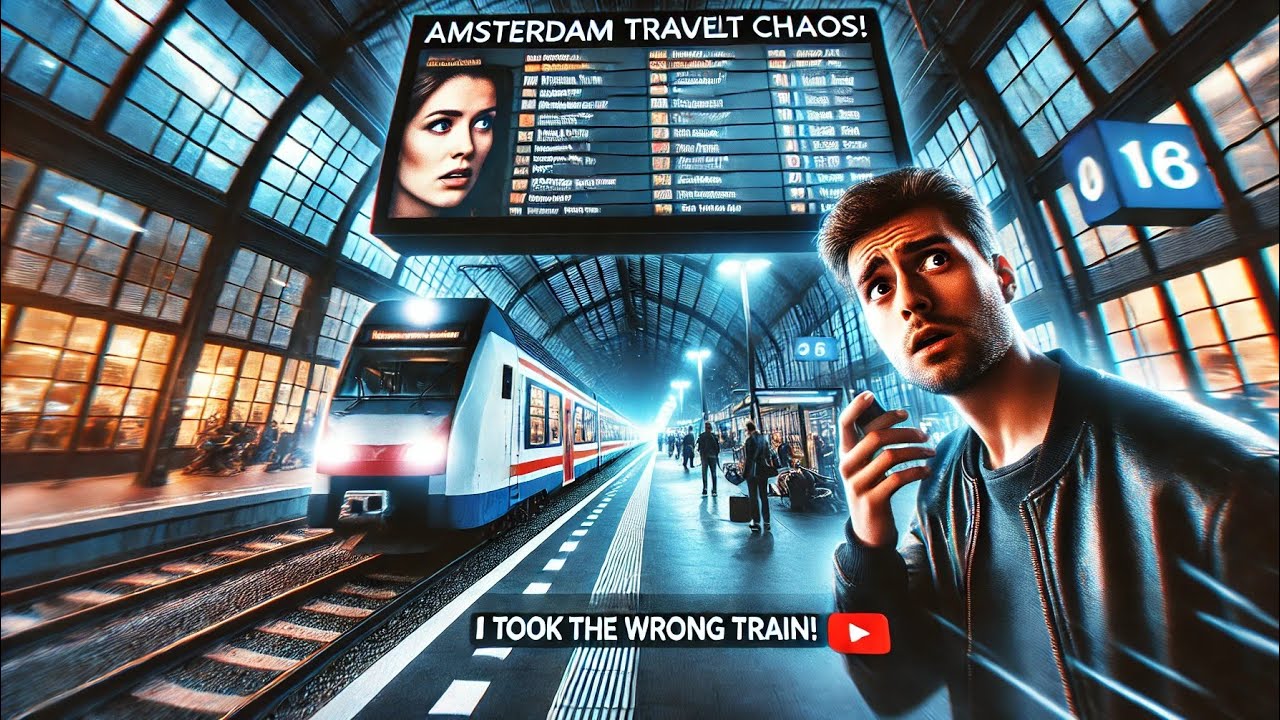 Amsterdam Travel Night Chaos! 🚆 Took the WRONG Train! 🇳🇱 - YouTube