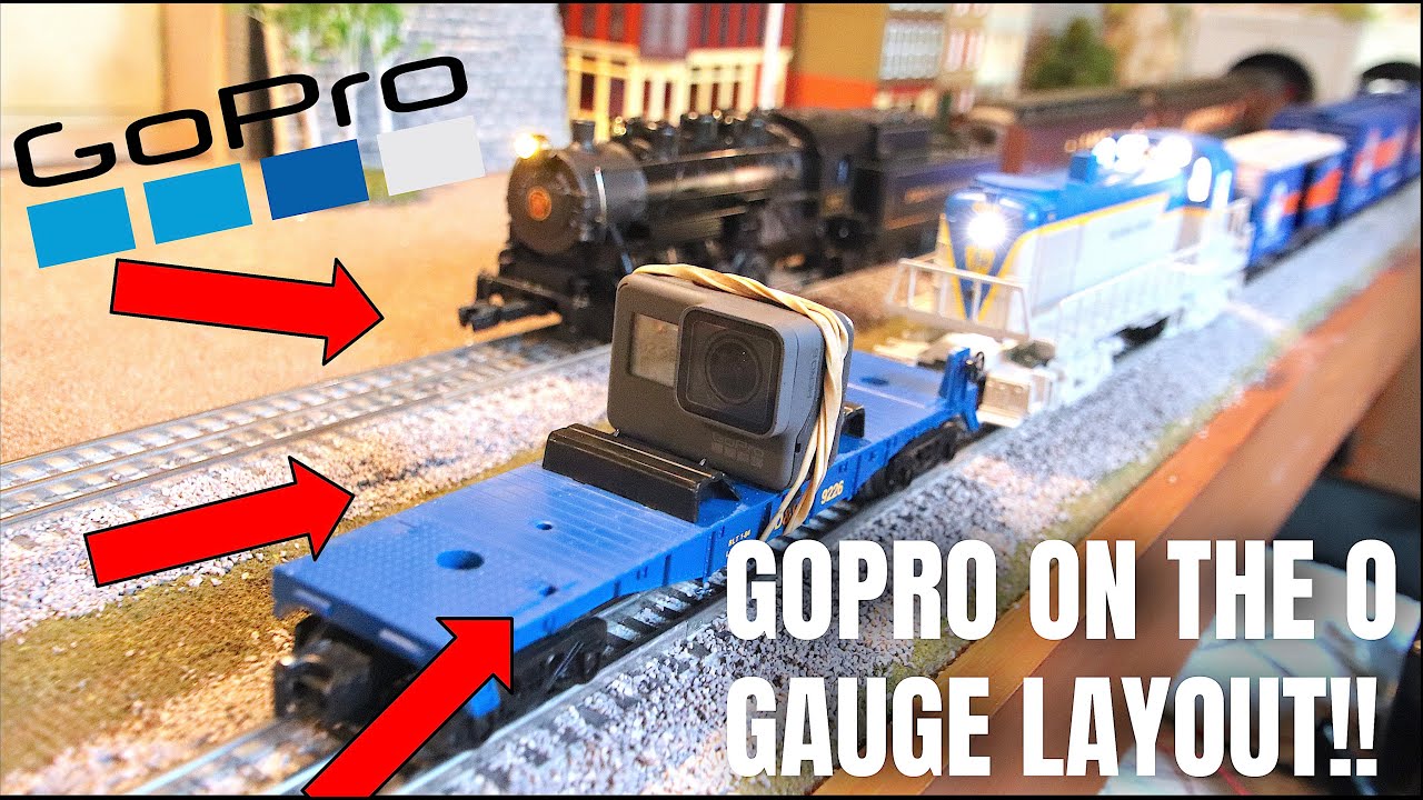 GOPRO ON THE O GAUGE LAYOUT! First Person POV On The Trains and Cool ...