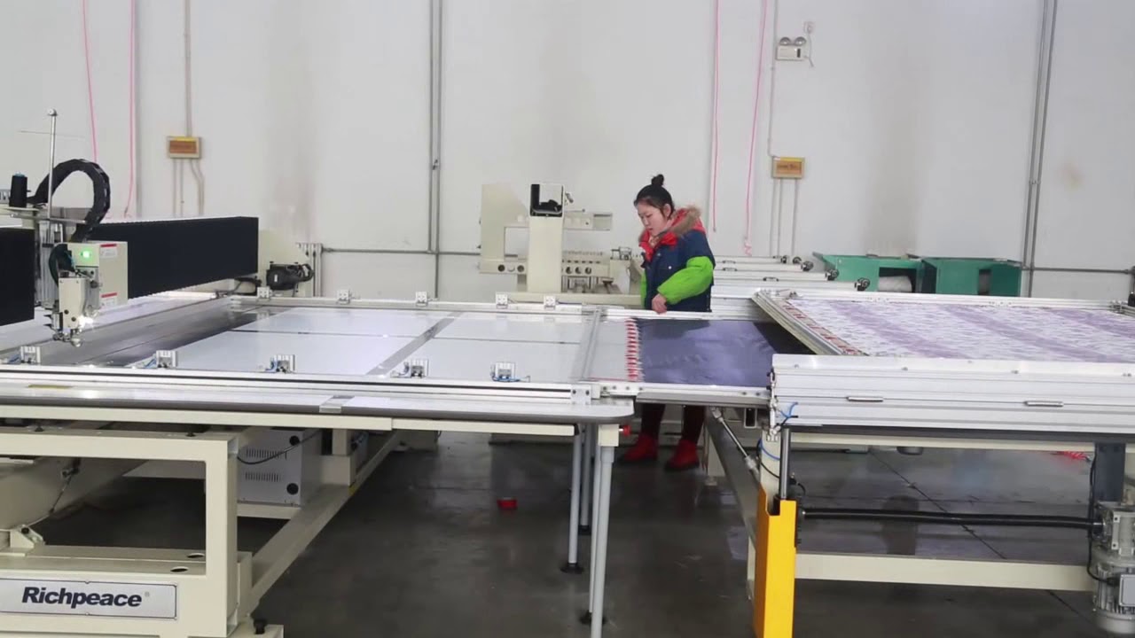 Fully Automatic Precision Quilting Machine For Duvet,Down Quilt, Down ...