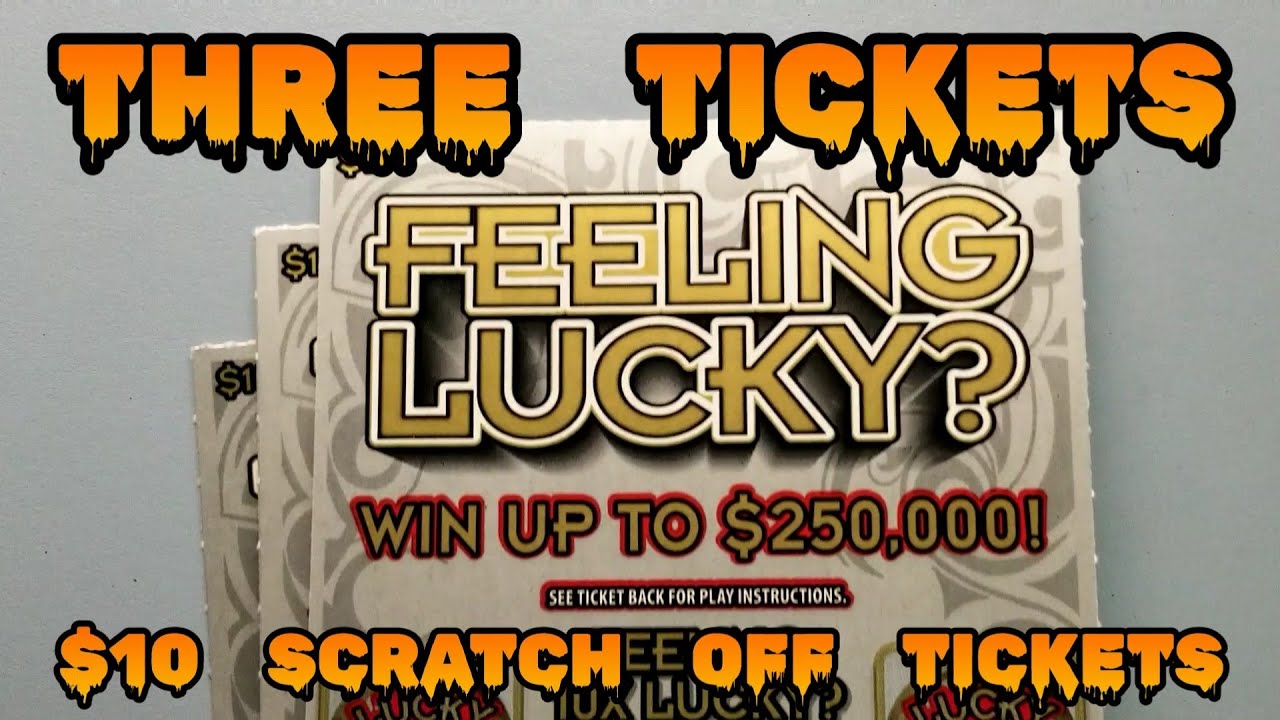 FEELING LUCKY? !! THREE TICKETS !! $10 MAINE scratch off tickets - YouTube