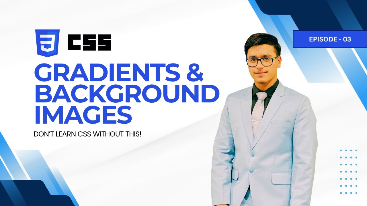 CSS Gradients & Background Image Explained (Hindi Urdu) | EP03 - YouTube