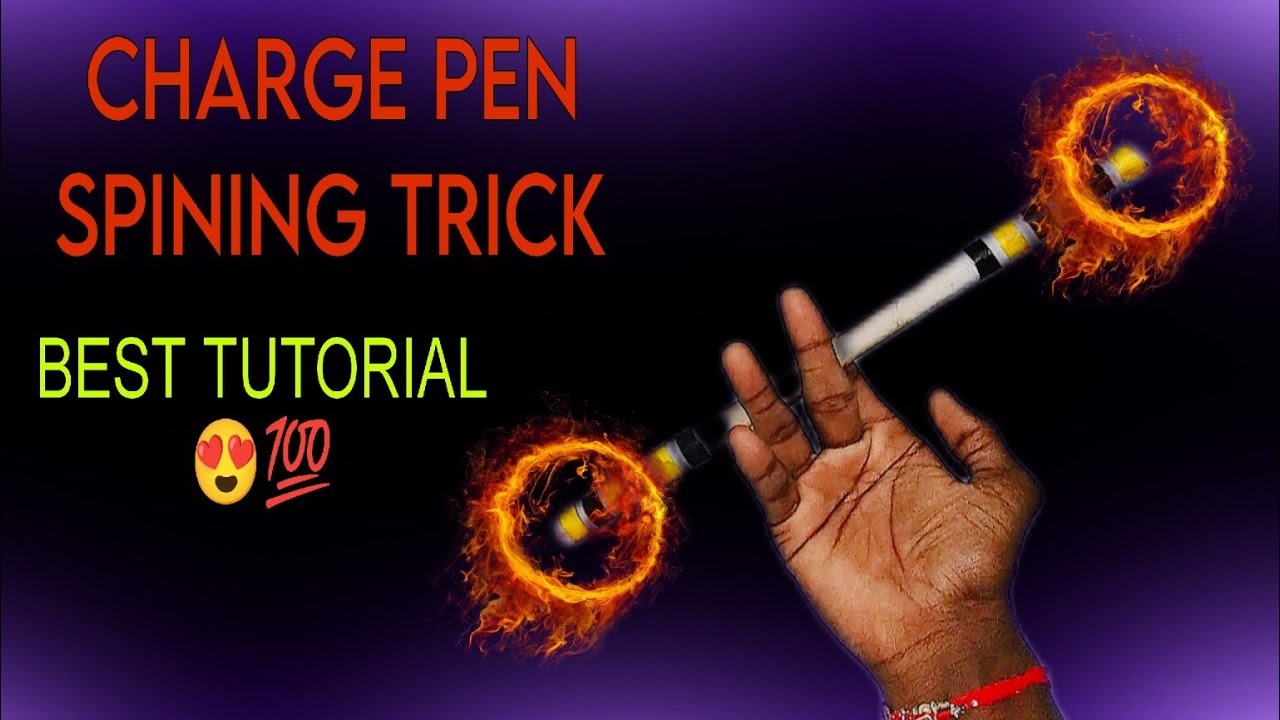 Amazing Pen Spinning Tutorial || Charge Pen Spinning 😍💯 in Best Trick ...