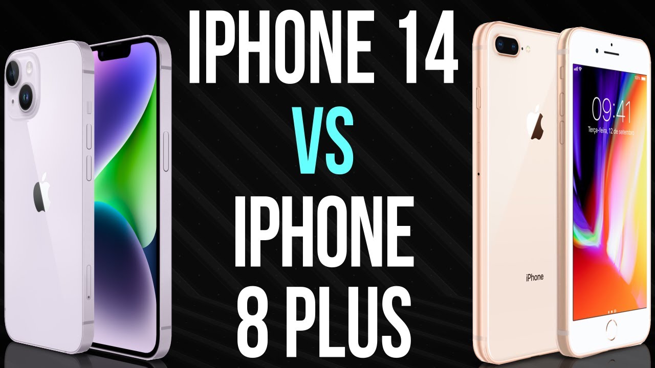 iPhone 14 vs iPhone 8 Plus (Comparativo & Preços) - YouTube