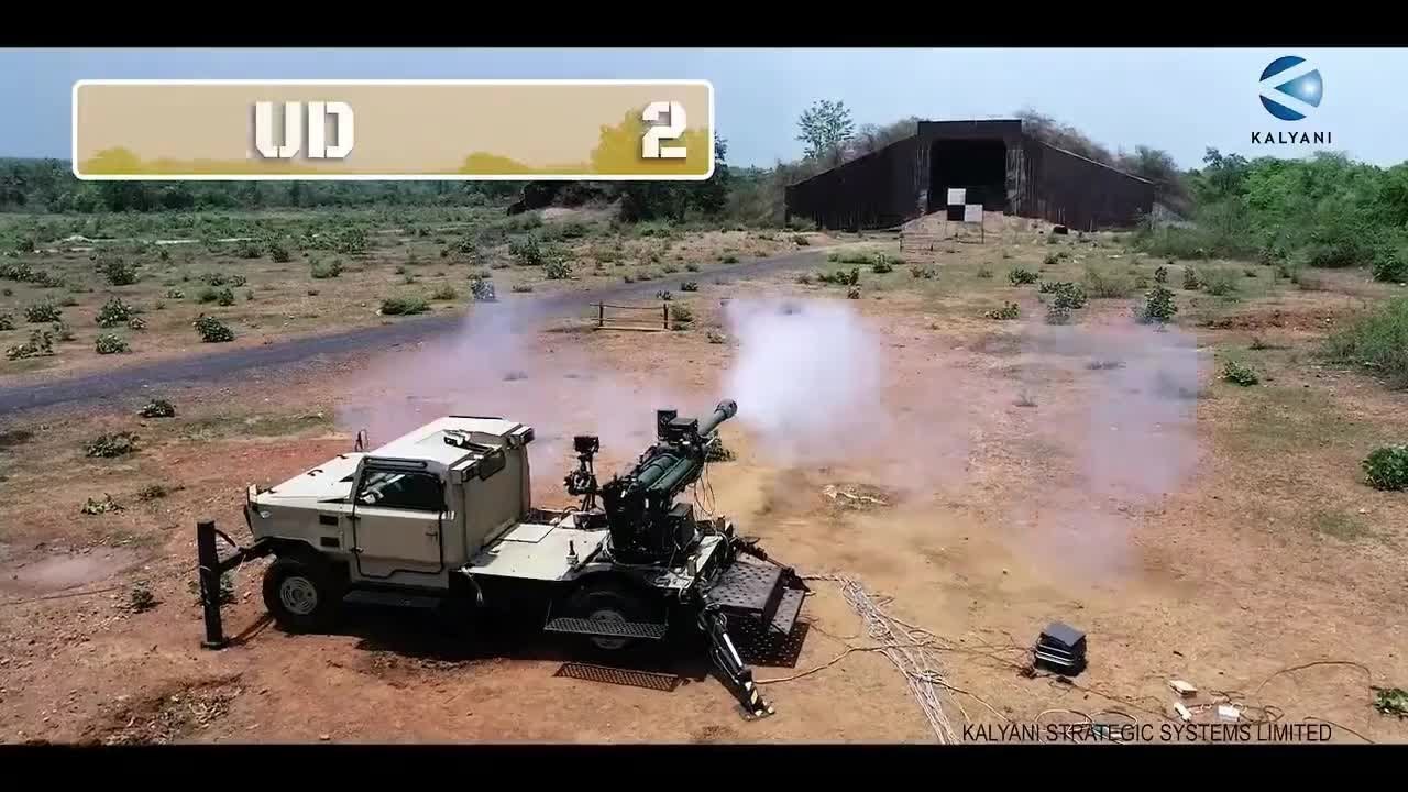 Garuda 105mm ultra light high mobility howizter built by Kalyani ...