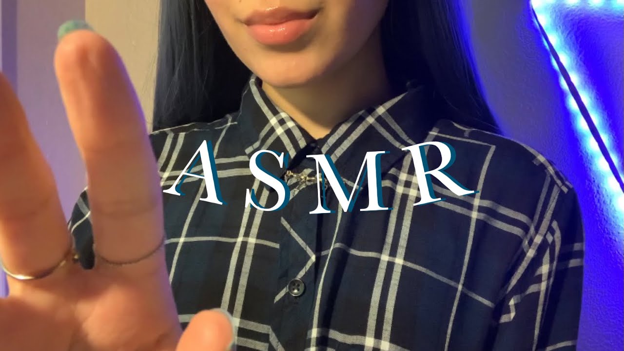 Positive Affirmations + Hand Movements 💙 ASMR - YouTube
